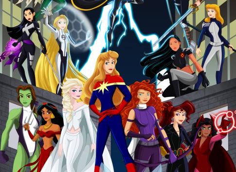 Disney Princesses As Marvel Superheroes