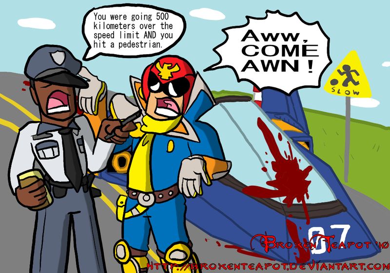 Captain Falcon Rage Comic