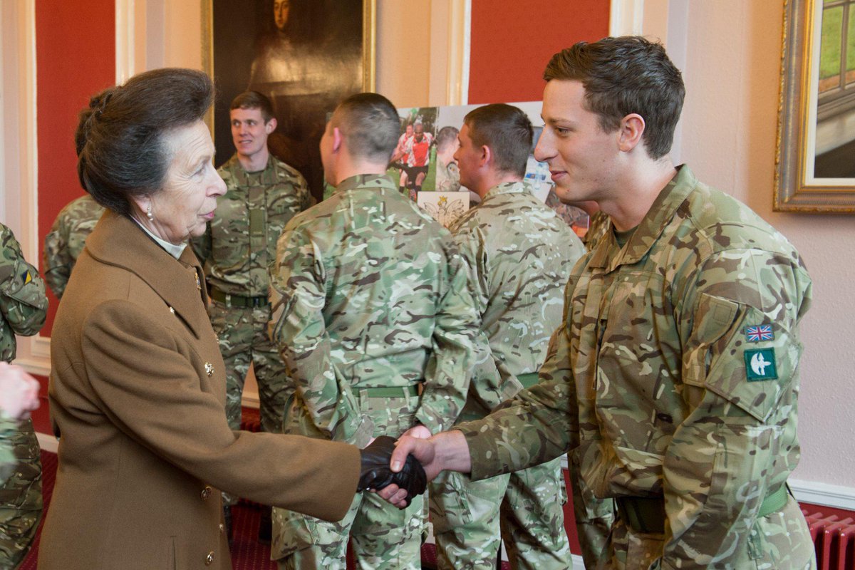 Soldiers of 7 Regiment RLC receive Afghanistan medals from HRH Princess ...