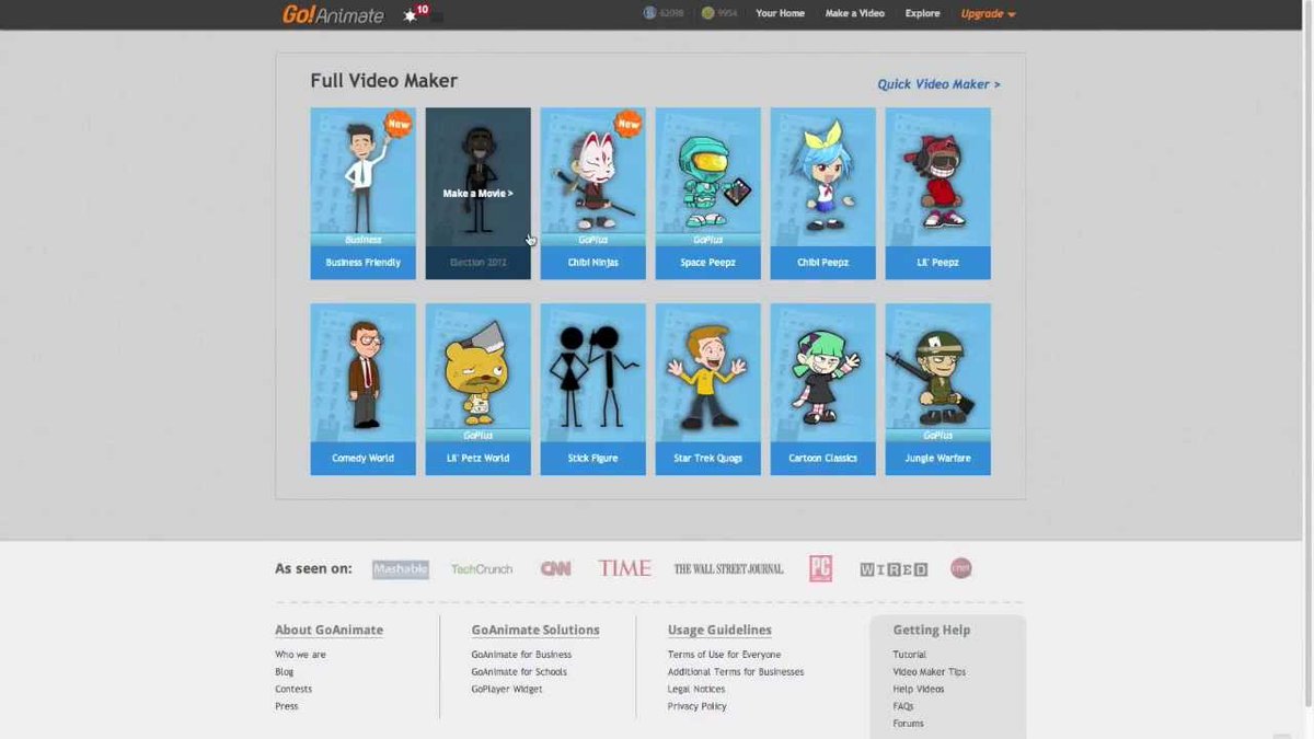 Goanimate Cartoon Classics