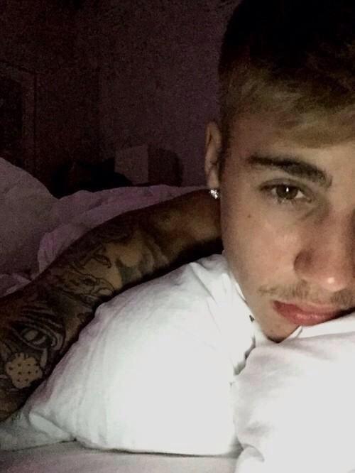Justin Bieber In The Bed