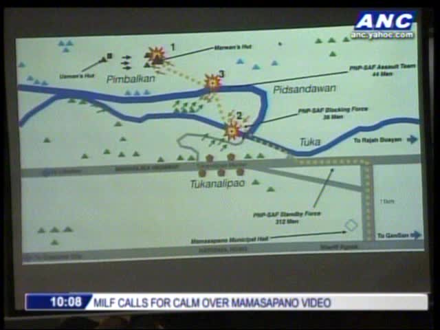 Map of Mamasapano produced by ARMM gov't Fallen44 | ABS-CBN News ...