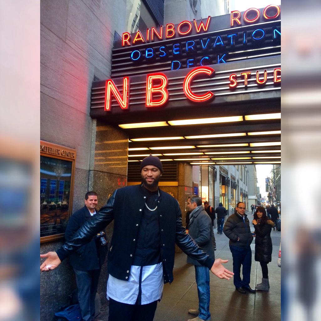 DeMarcus Cousins will be on Jimmy Fallon