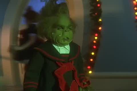 Baby Grinch Shaving