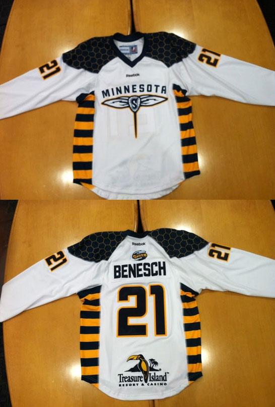 Minnesota Swarm 2013 jerseys: Goodbye sleeve stripes - Sports Logo News ...