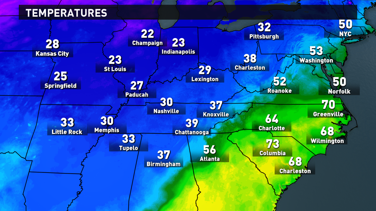 Wbir Weather On Twitter Regional Temps Below Freezing From Lexington