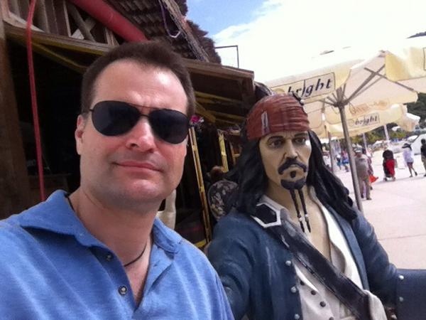 Peter Deluise And Johnny Depp