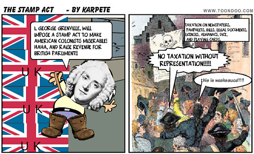 Townshend Act Cartoon