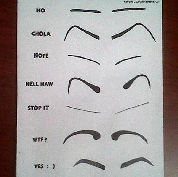 Mexican Girls With Sharpie Eyebrows