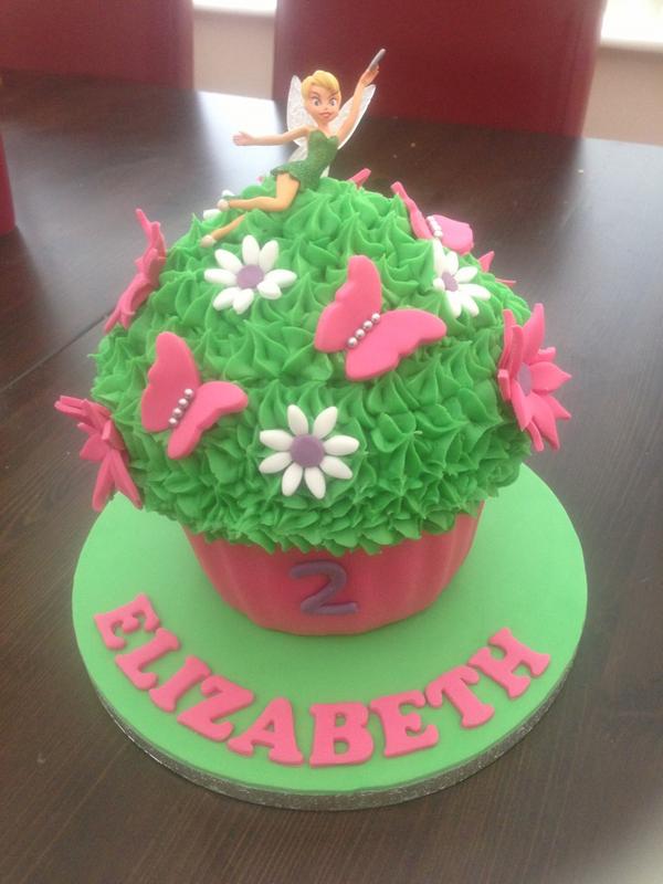 Tinkerbell Cupcake Cake