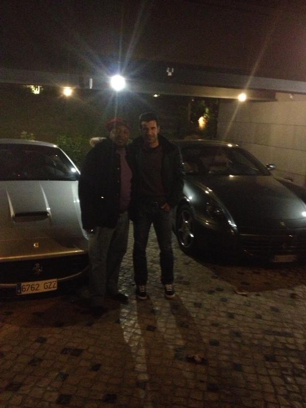 Kenny Kunene With His Cars