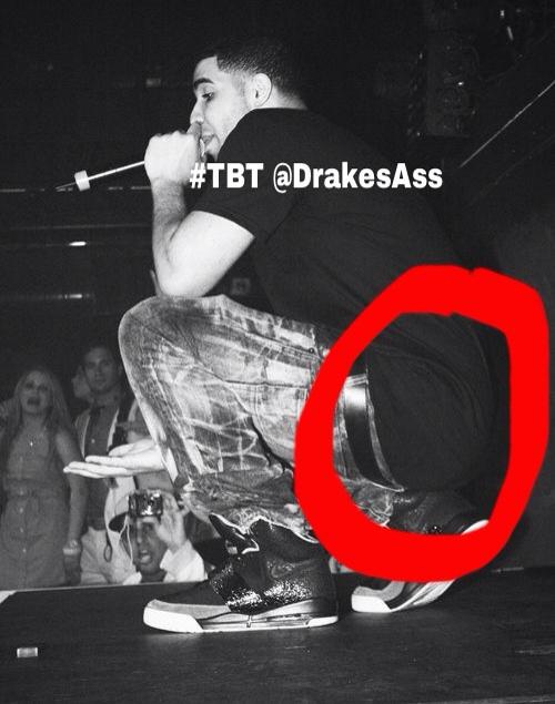 Rapper Drake Ass