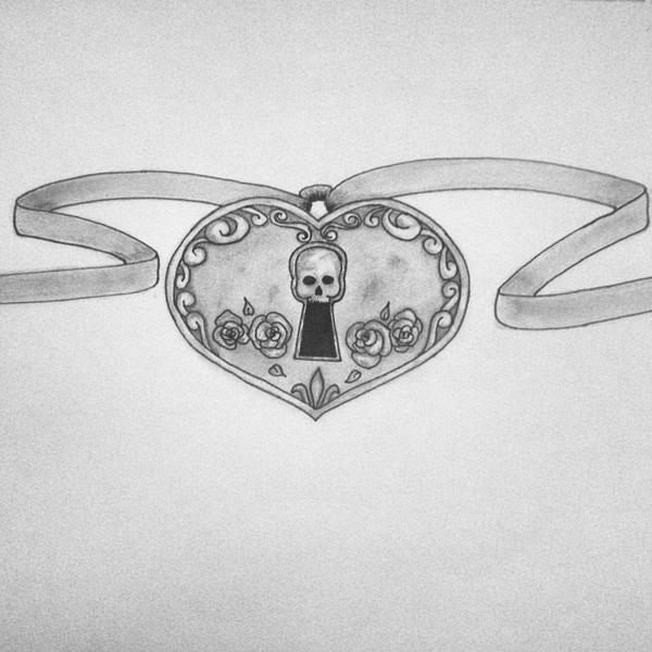 How To Draw A Heart With A Locket