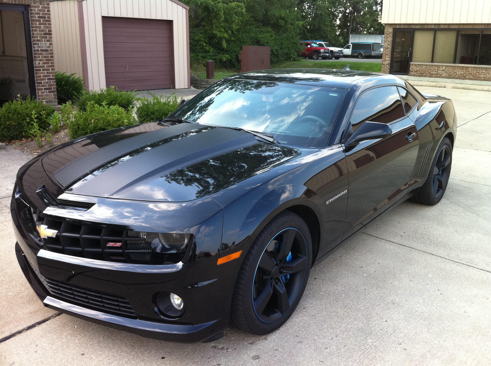 Matte Black Camaro