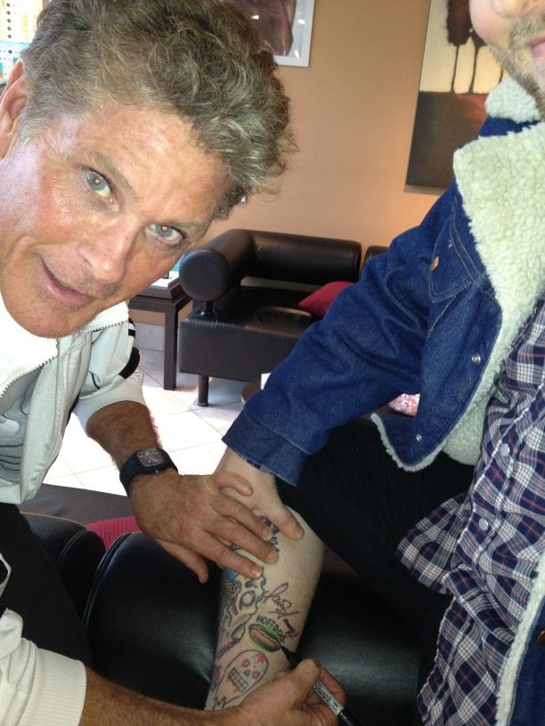 Hasselhoff Tattoos David Hasselhoff On Raising His Daughters