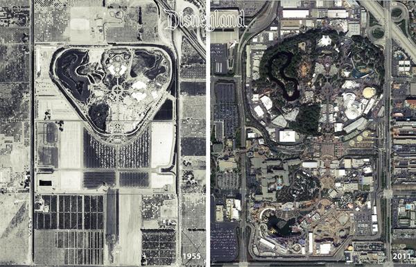Disneyland Then And Now