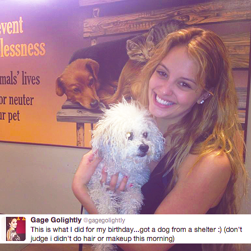 Gage Golightly Twitter