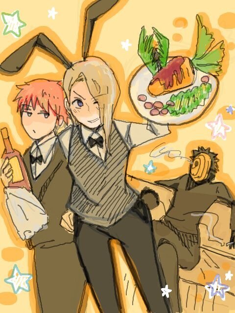 Deidara And Sasori And Tobi