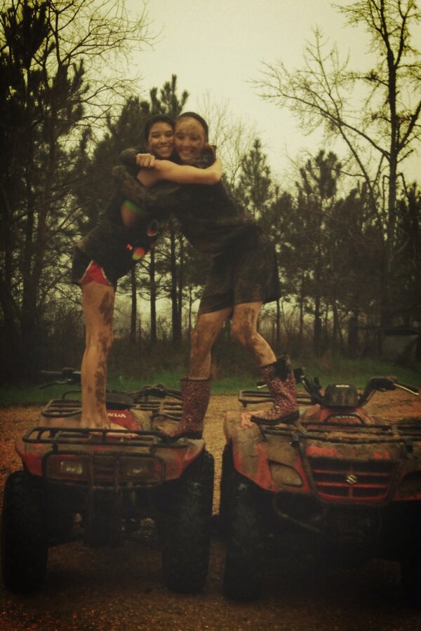 Cute Country Couples Mudding