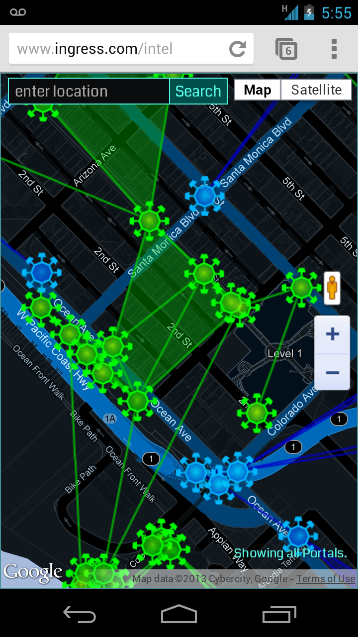 Ingress Intel Map Alaska