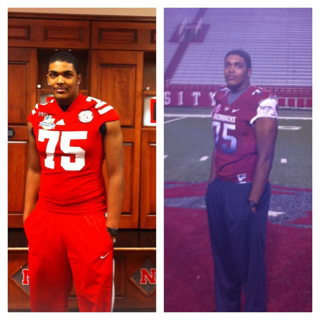 2013 CFB Recruiting: Dwayne Johnson Teases Arkansas and Nebraska ...