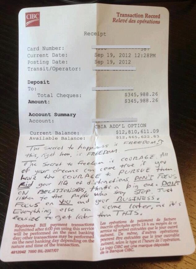 Millionaire Bank Account Balance