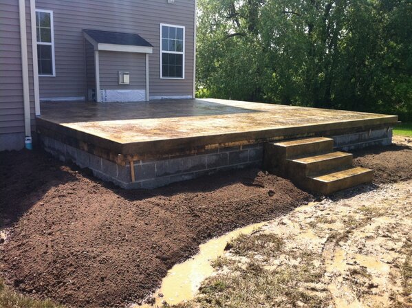 Cinder Block Porch Steps DIY Cinder Block Porch/Steps For Small