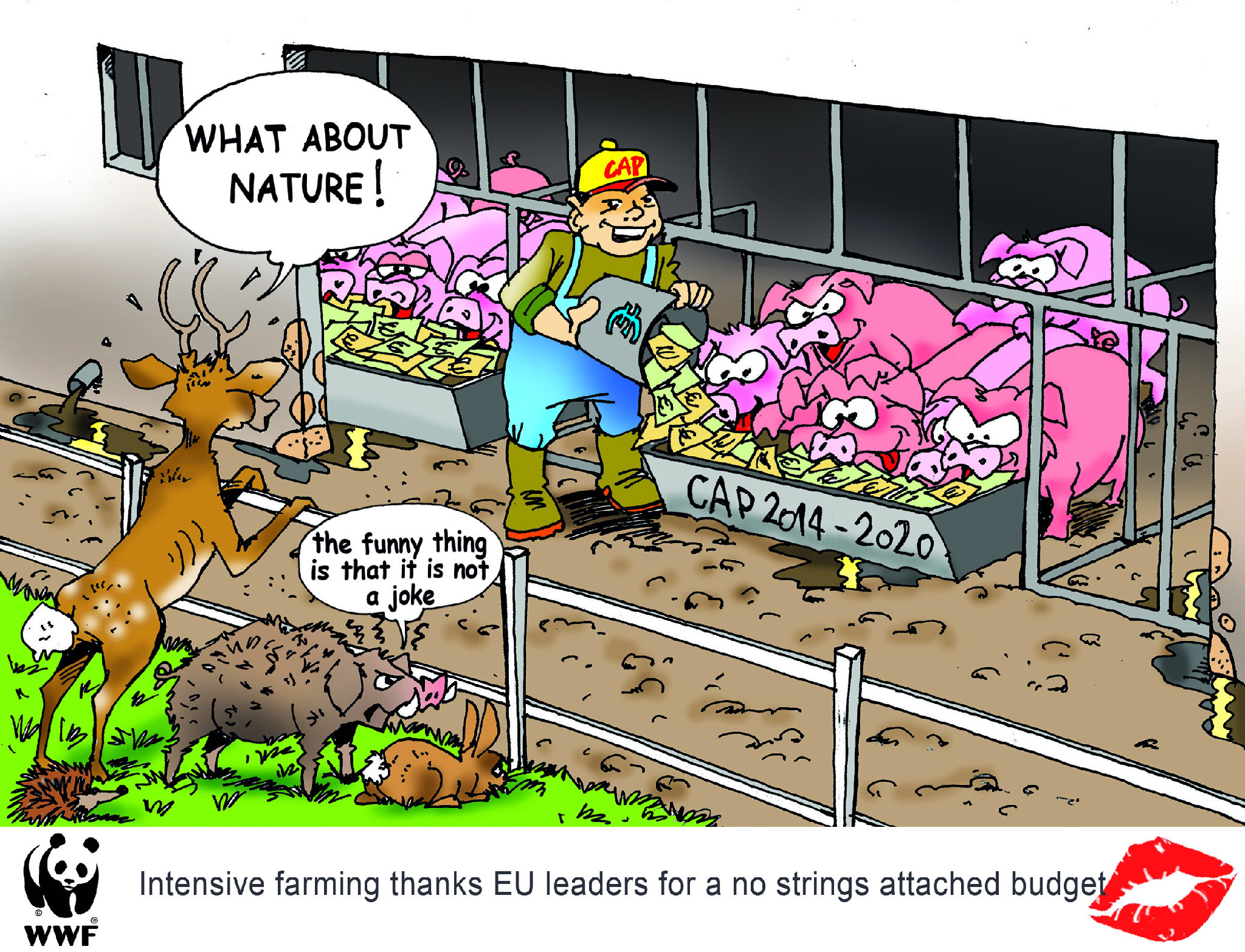Intensive Animal Farming Cartoon