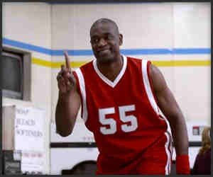 Mutombo Blocking A Shot