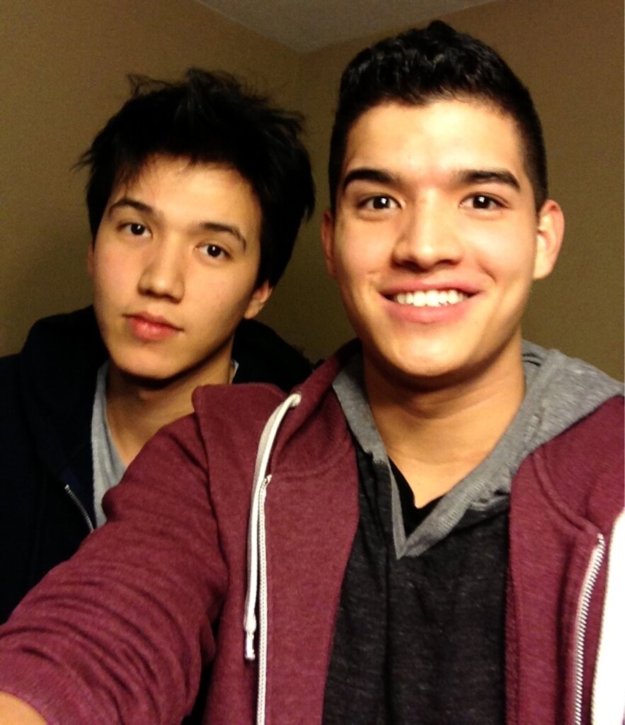 Alex Wassabi With His Brother Aaron