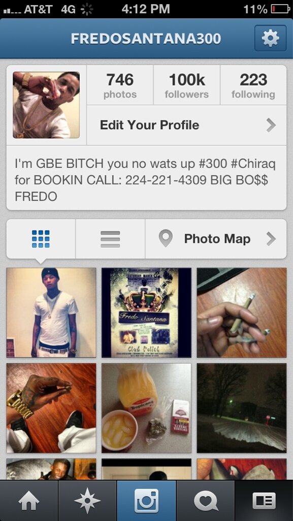 Fredo Santana Instagram