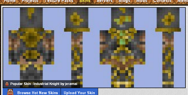 Industrial Knight (PopReel!) Minecraft Skin