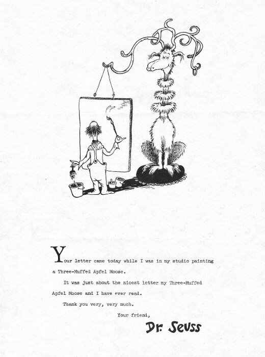 Letters of Note on Twitter: "Dr. Seuss had a few different form letters ...