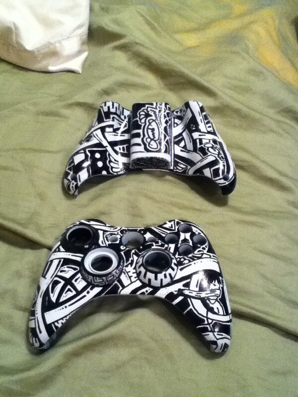 Xbox 360 Controller Sharpie Designs