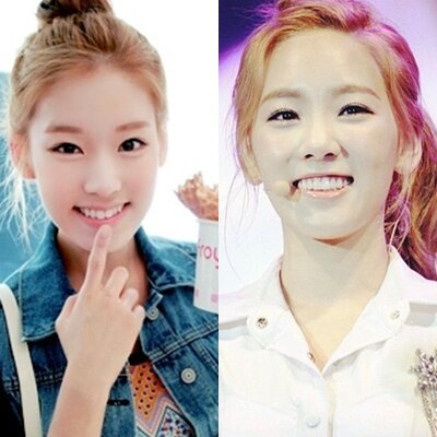 Taeyeon Look Alike Rainbow