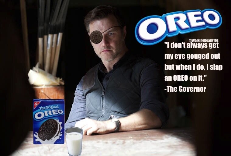The Governor Eye Patch Governor Character Black Leather Eyepatch
