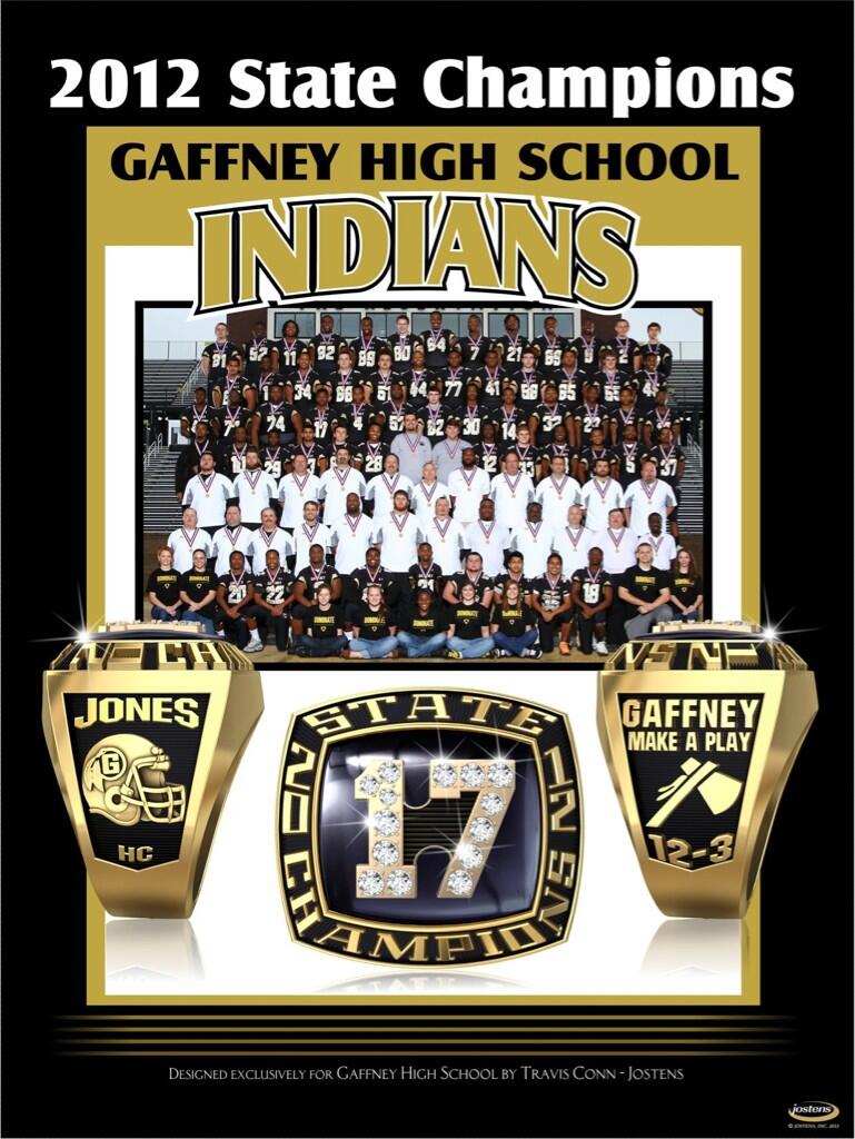 Gaffney High School Championship Rings LORDS OF THE RINGS The
