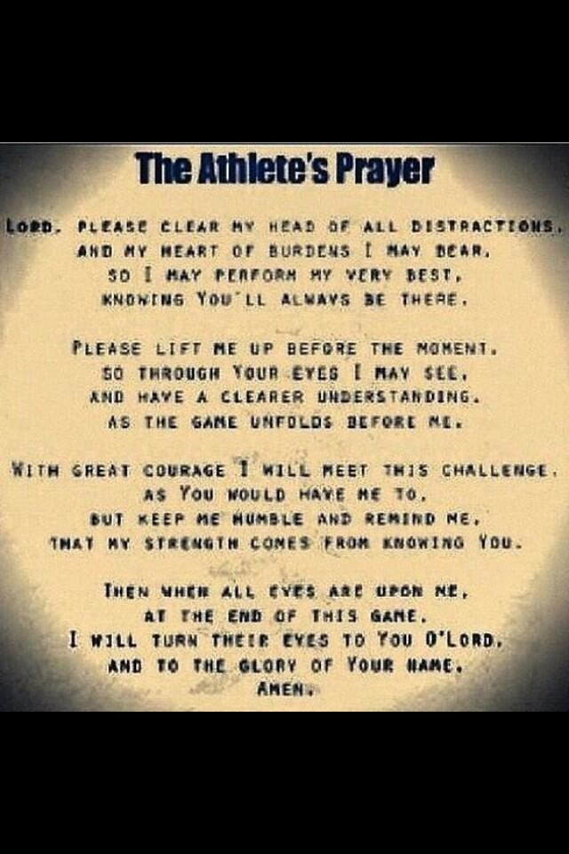 Athlete Life™ on Twitter: "The Athletes Prayer http://t.co/z5XZImtALv"