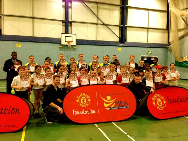 Great to meet the staff and kids at manchester enterprise academy with ...