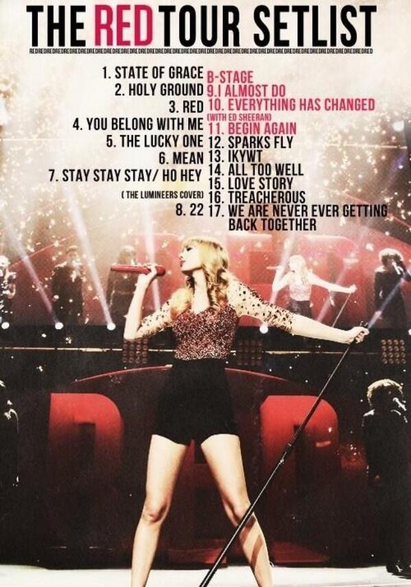 The Lucky One Taylor Swift Red Tour