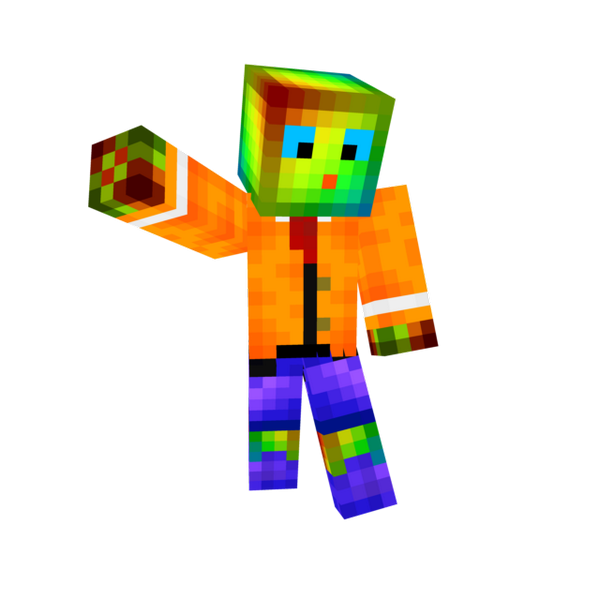 Rainbow slime (CandyFluf) Minecraft Skin