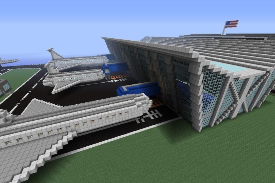 Minecraft Airport Terminal