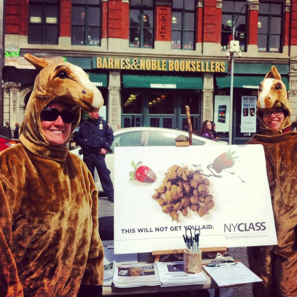 NYCLASS on Twitter: "Lovely day for horsing around at the #VeggiePrideParade #nyc # ...