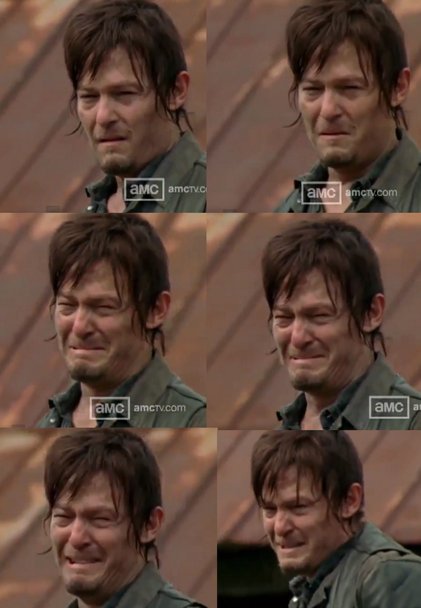 Walking Dead Daryl Crying Meme