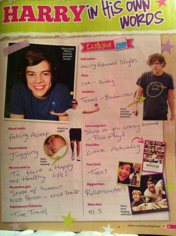 One Direction Magazine Interview