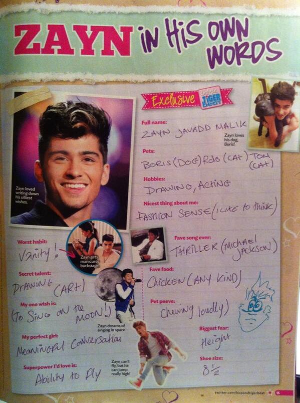 One Direction Names Into Words
