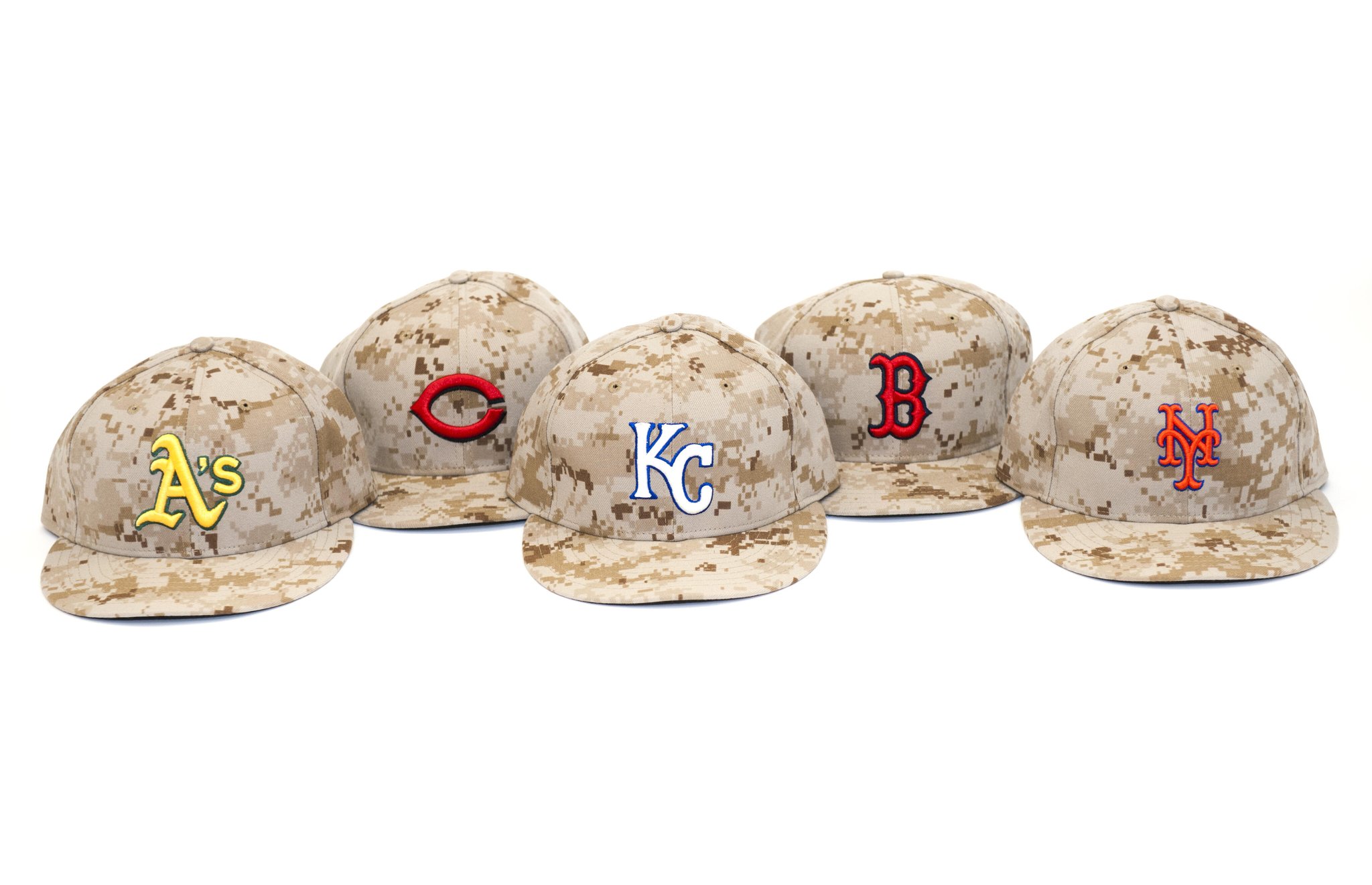 MLB unveils desert camouflage hats to be worn on Memorial Day. : r/baseball