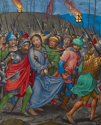 In The Garden Of Gethsemane Jesus Arrested