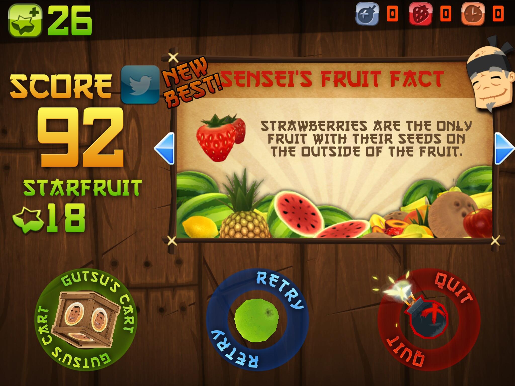 Fruit Ninja Senseis Fruit Facts