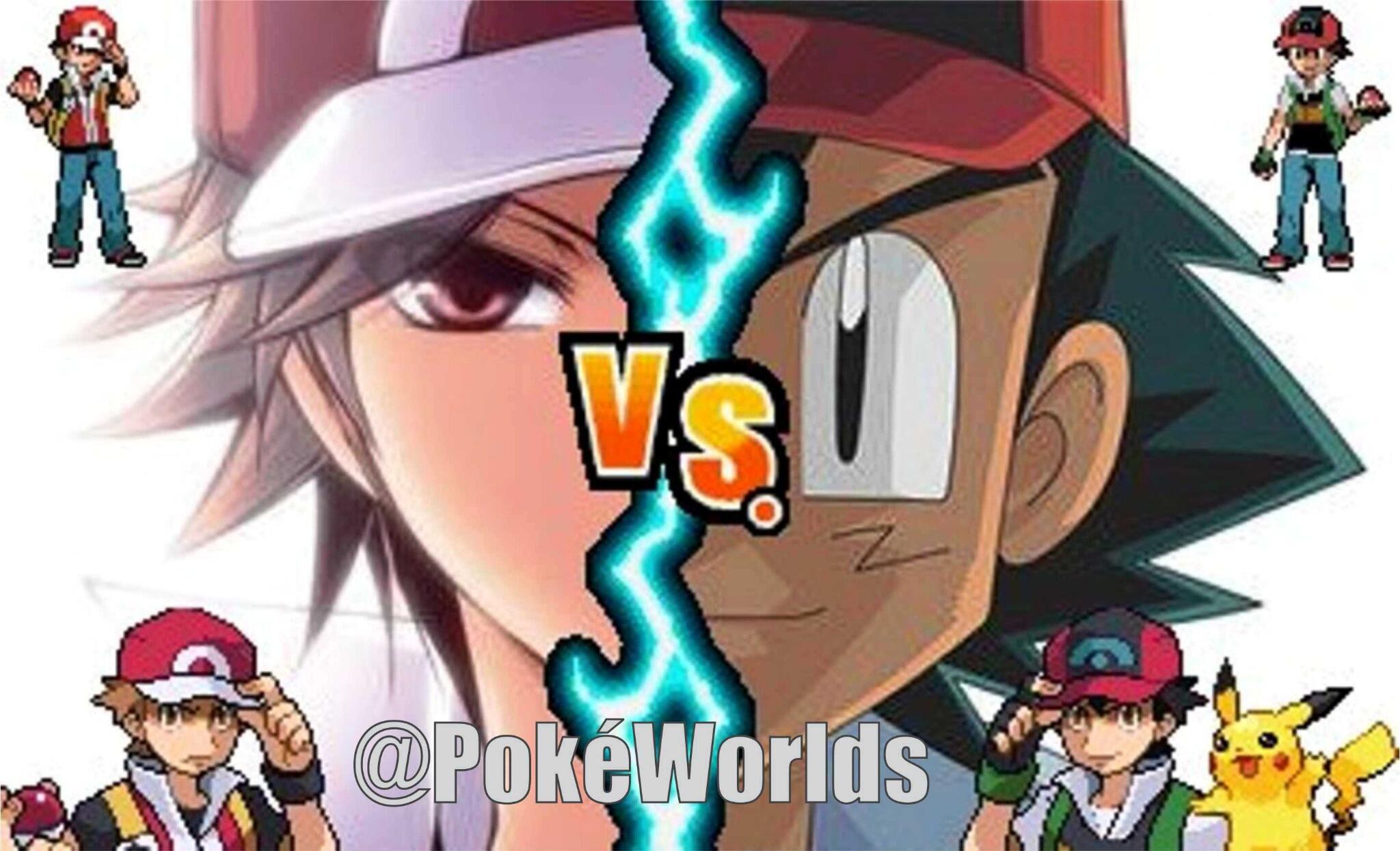 Ash Vs Red Battle